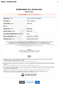 How to Submit Korea e-Arrival Card as Required Document for Entry to ...